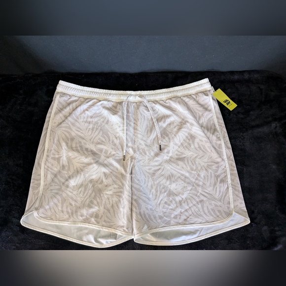 all in motion | Shorts | Womens Tropical Themed Cream Colored Shorts ...